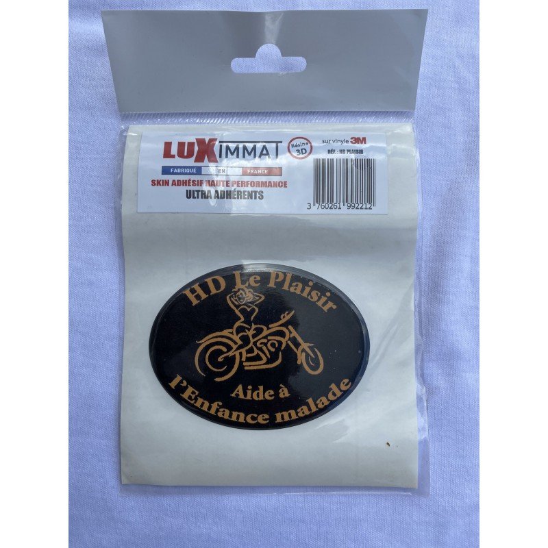 Sticker 3D Couleur Blanc sur fond noir